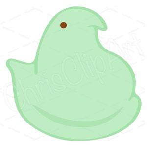 Easter Candy SVG PNG JPG - Green Marshmallow Chick Duck Sublimation ...