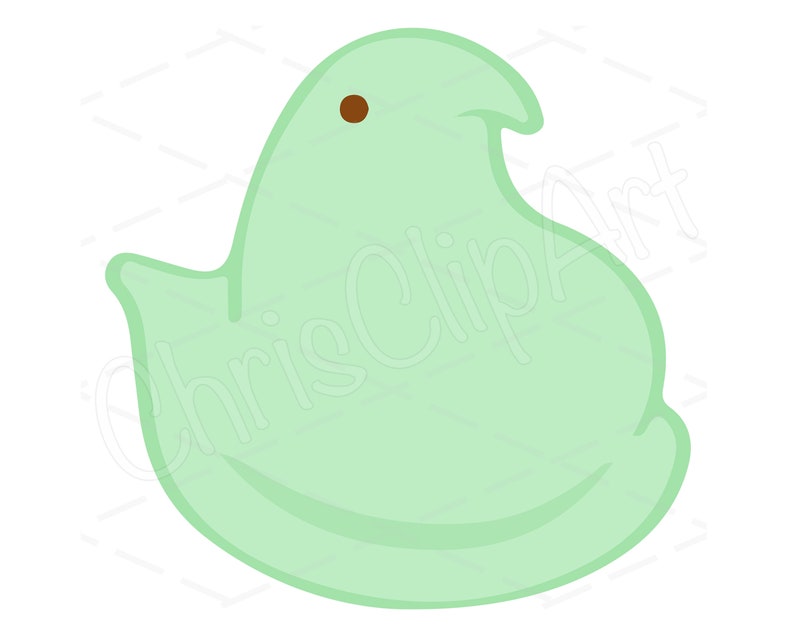 Easter Candy SVG PNG JPG - Green Marshmallow Chick Duck Sublimation ...