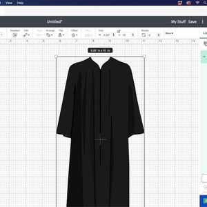 Graduation Gown SVG PNG JPG - Graduation Gown Sublimation - College ...