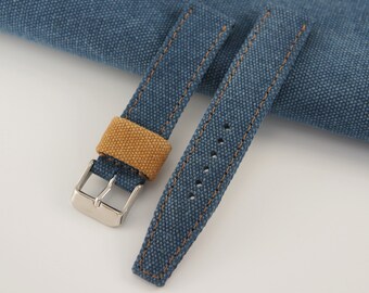 Denim Watch Strap | Etsy