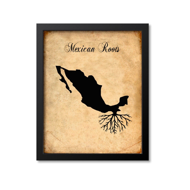 Mexican Roots Print Mexico Art Mexico Gift Mexico Roots - Etsy