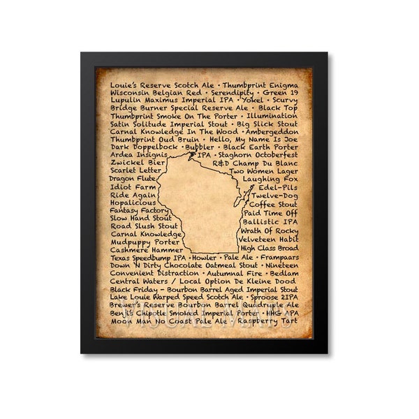 Wisconsin Bar Art - Etsy