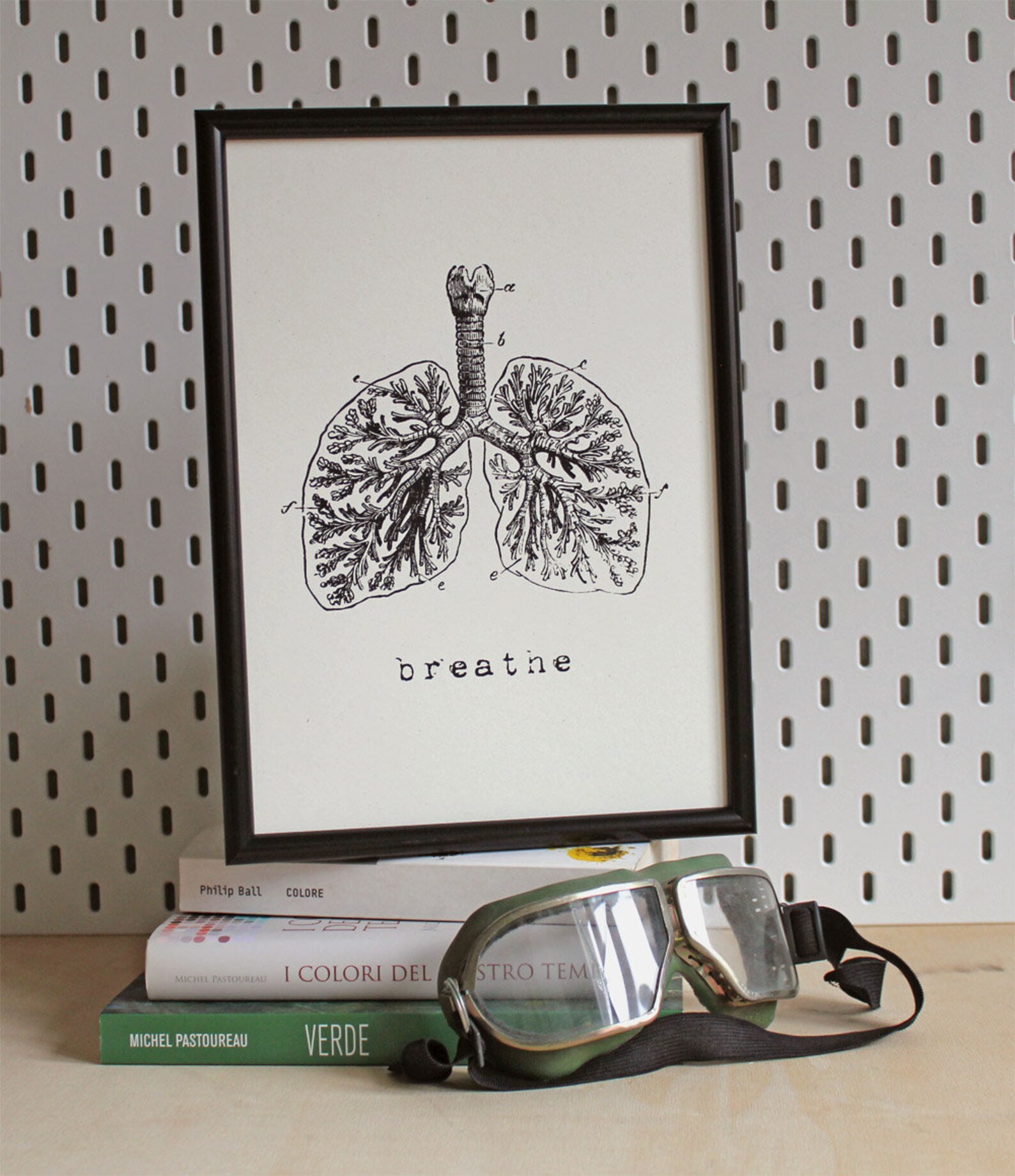 Stampa BREATHE polmoni - Etsy Italia