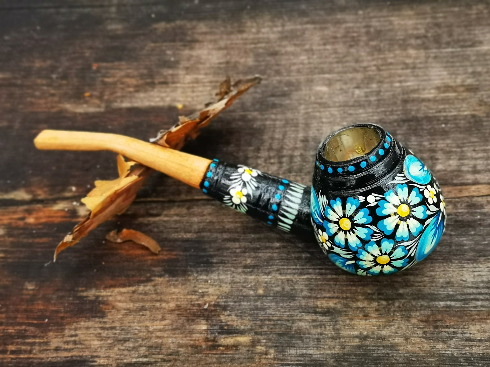 Pipes pour fumer Pipe de tabac mignon bol de fumage floral | Etsy