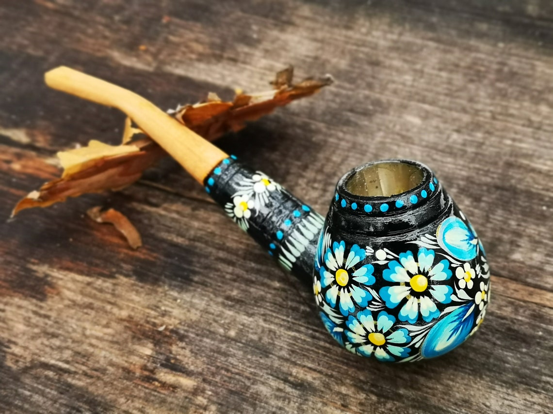 Pipes for Smoking Cute Tobacco Pipe Floral Smoking Bowl - Etsy