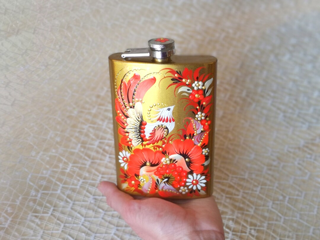 Hip Flask for Women Custom Initials Named Personalized Hand - Etsy