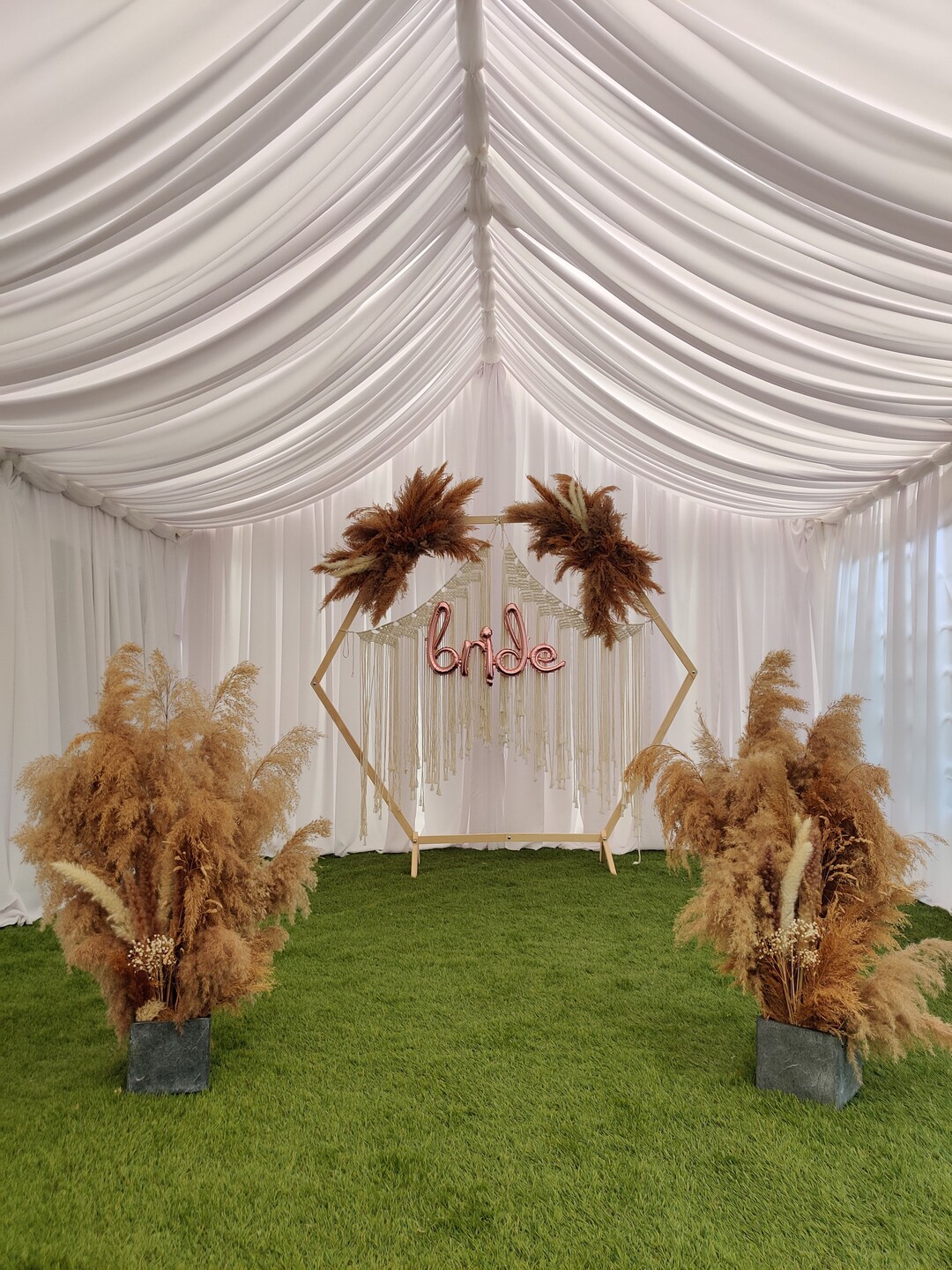 Wedding Arch Hexagon Foldable Arch Flower Arch Balloon Arch - Etsy