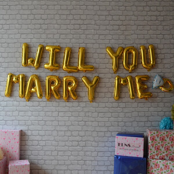 Marry Me Balloons - Etsy