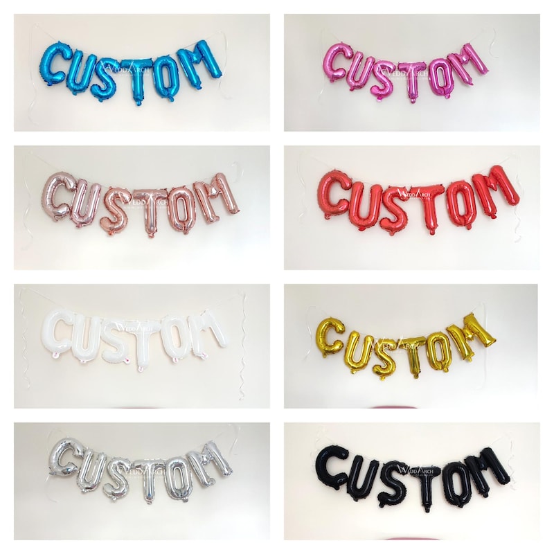 Custom Balloons - Etsy
