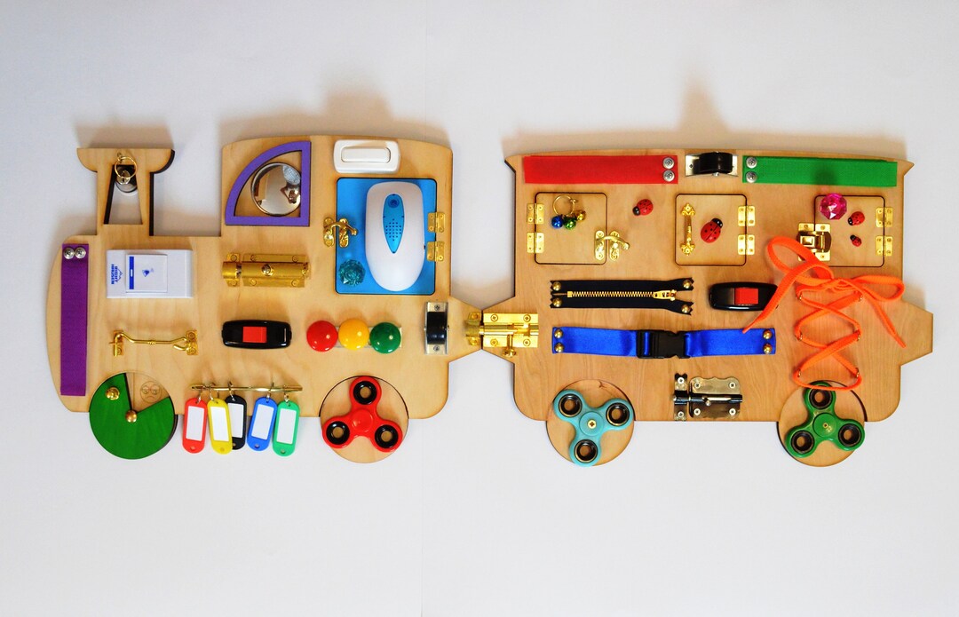 Musical Toys Train Busy Board Baby 1st Christmas Gift - Etsy