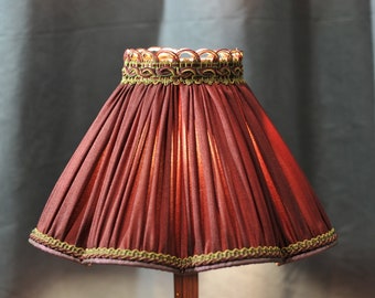 Large Burgundy Lamp Shade - Etsy