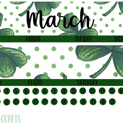 Erin Condren Stickers//march Stickers//spring Planner - Etsy