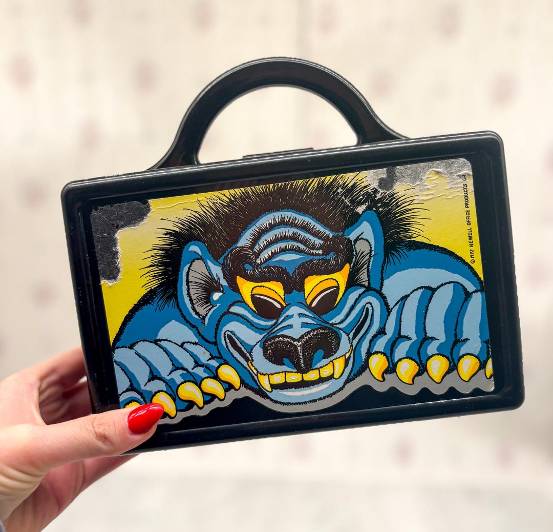 Rare 1992 Monster Cool Case™ by Newell Office Products – Black Plastic ...
