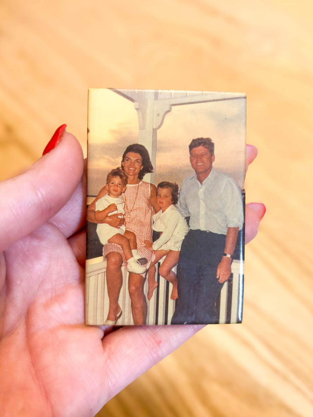 Vintage John F. Kennedy Family Magnet – 1962 Photo, Commercial Ventures ...