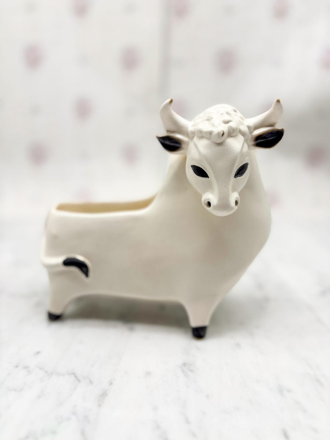 Vintage Holt Howard Bull Planter, 1960s Ceramic Farmhouse Decor, 7 ...