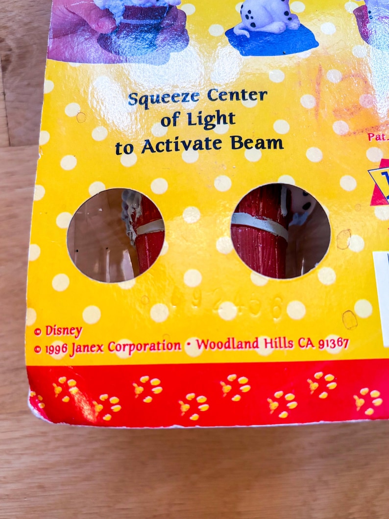 Vintage 1996 Disney 101 Dalmatians Squeeze Light Figures, Set of 2 ...