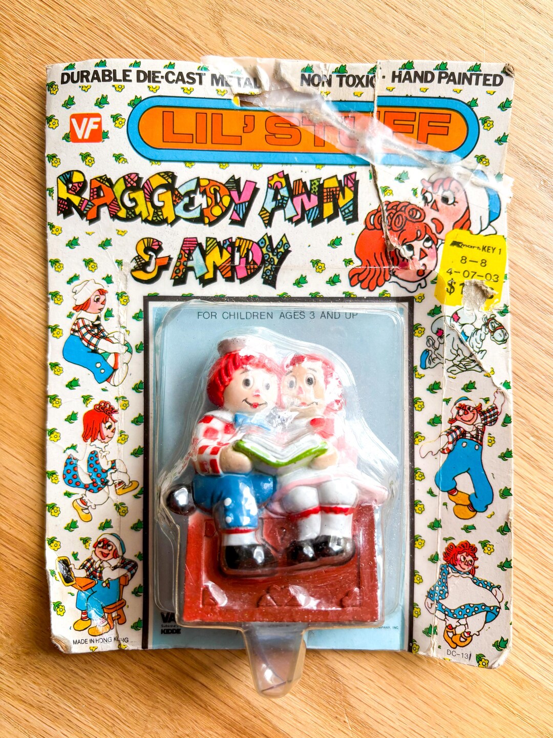 Vintage 1977 Raggedy Ann & Andy Die Cast Figure - Vanity Fair Lil ...
