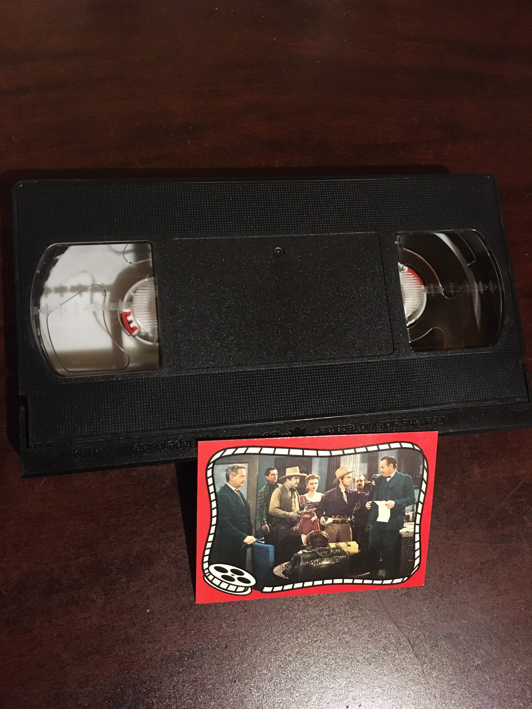 Arizona Cowboy Rex Allen. VHS Cassetteno. 172B With Card No. 27 Series ...