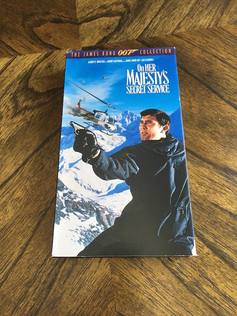 James Bond VHS Movies: the Spy Who Loved Me Dr. No, Moonraker, on Her Majesty's Secret Service ...