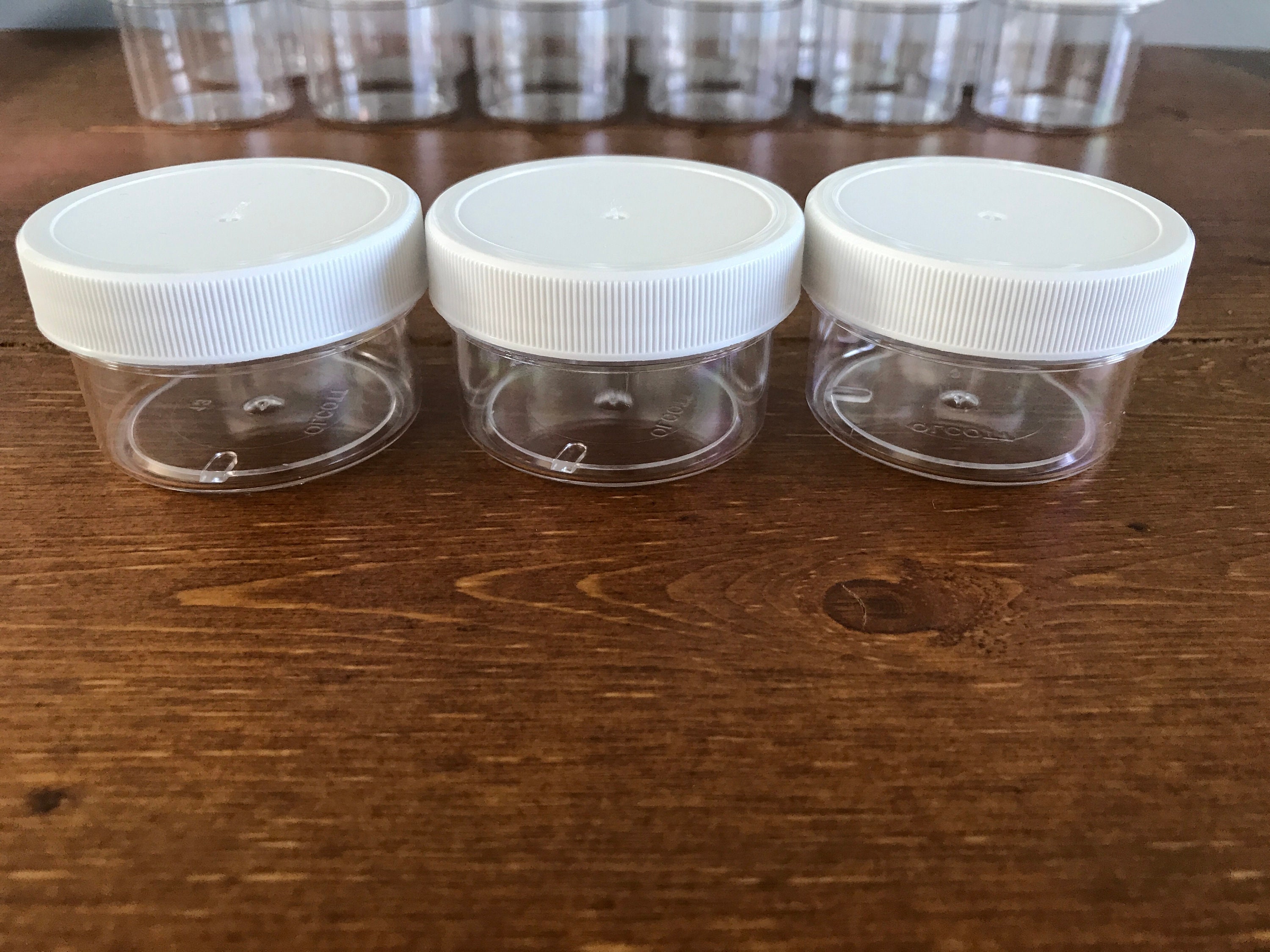 1oz. Plastic Container Plastic Jar Sample Container for - Etsy