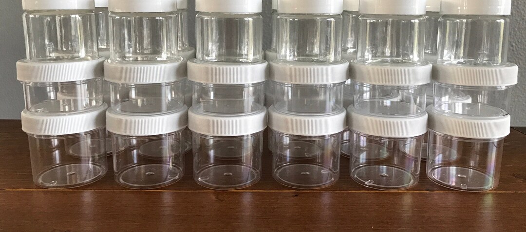 1oz. Plastic Container | Plastic Jar | Sample Container for Cosmetics ...