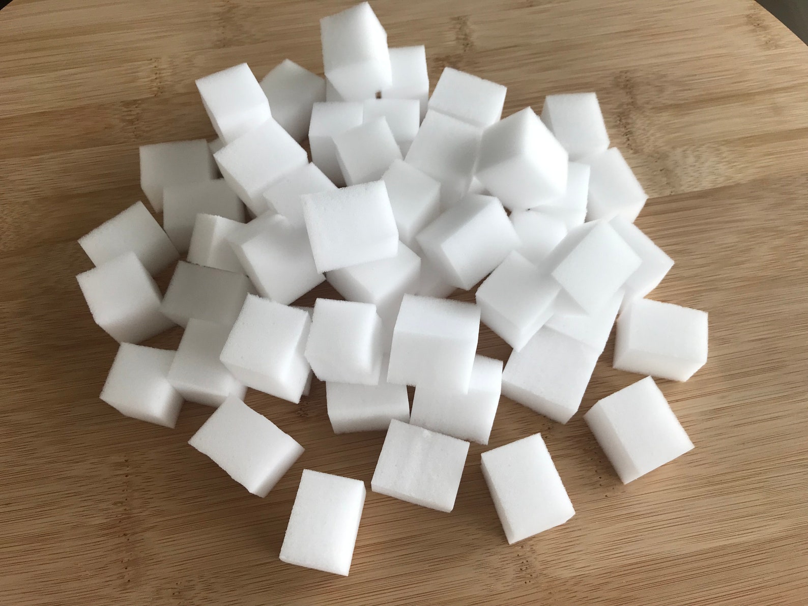 Jelly Cubes for Slime: 54 White Foam Cubes - Etsy