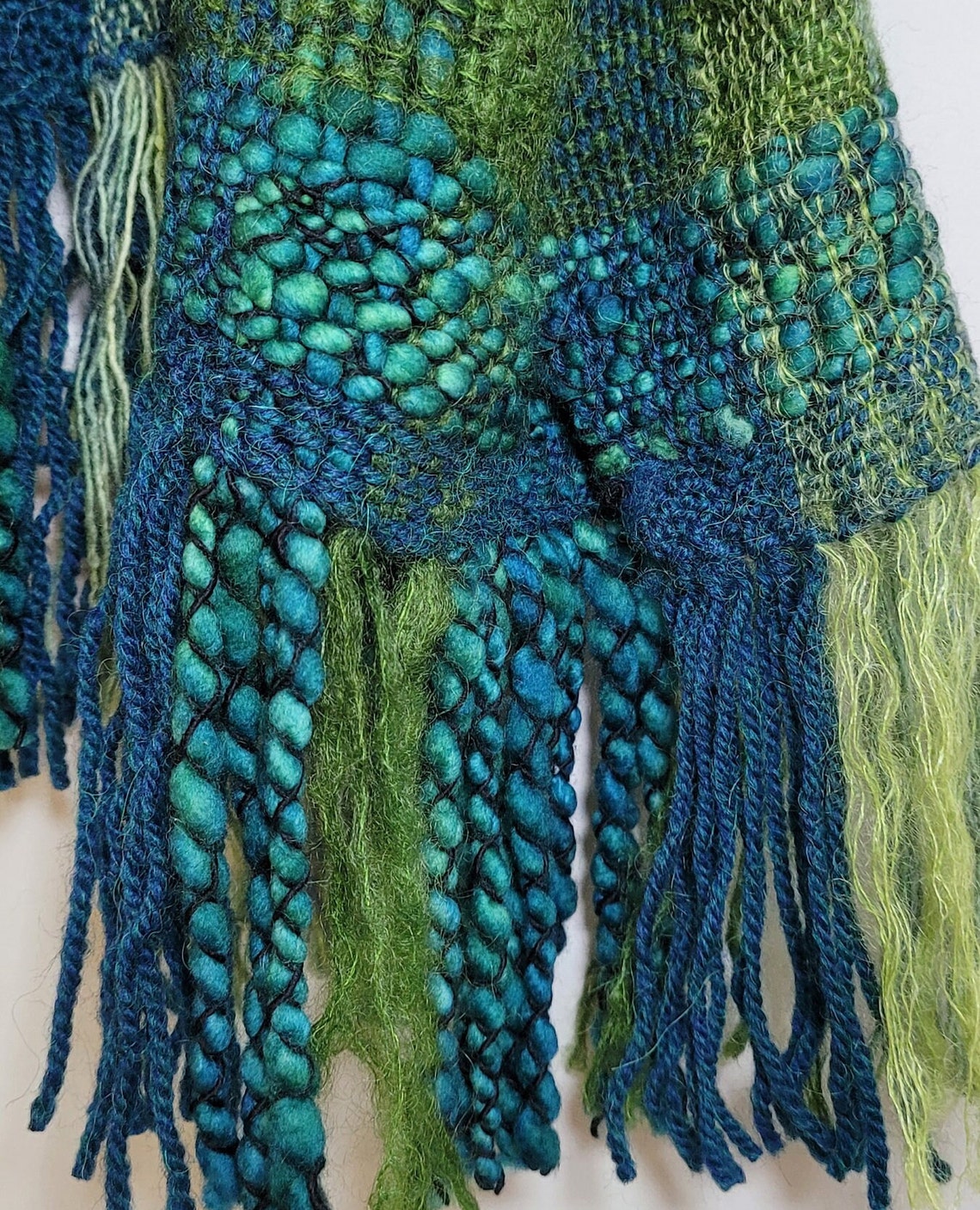 Saori Style Scarf Rigid Heddle Weaving Pattern - Etsy Canada