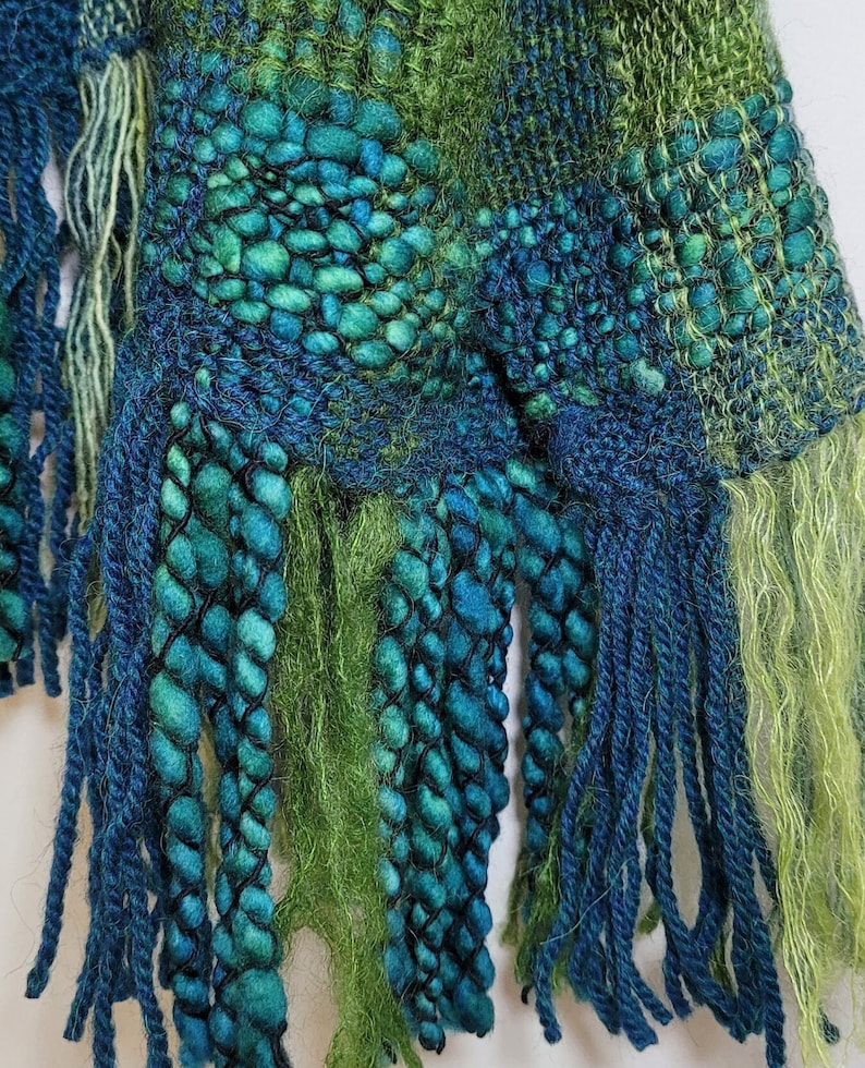 Saori Style Scarf Rigid Heddle Weaving Pattern - Etsy Canada