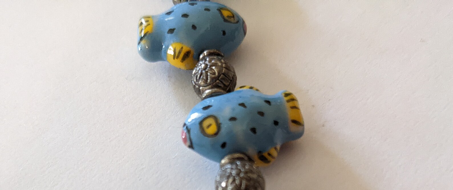 Blue Fish Ceramic Beaded Ceiling Fan Pull Fish Light Pull - Etsy