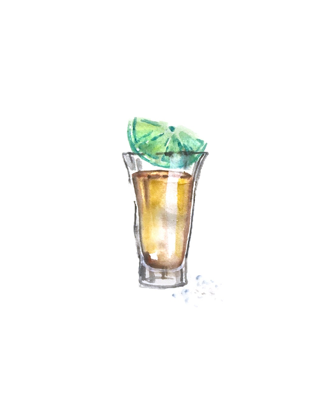 Tequila Shot Watercolor Digital Download - Etsy