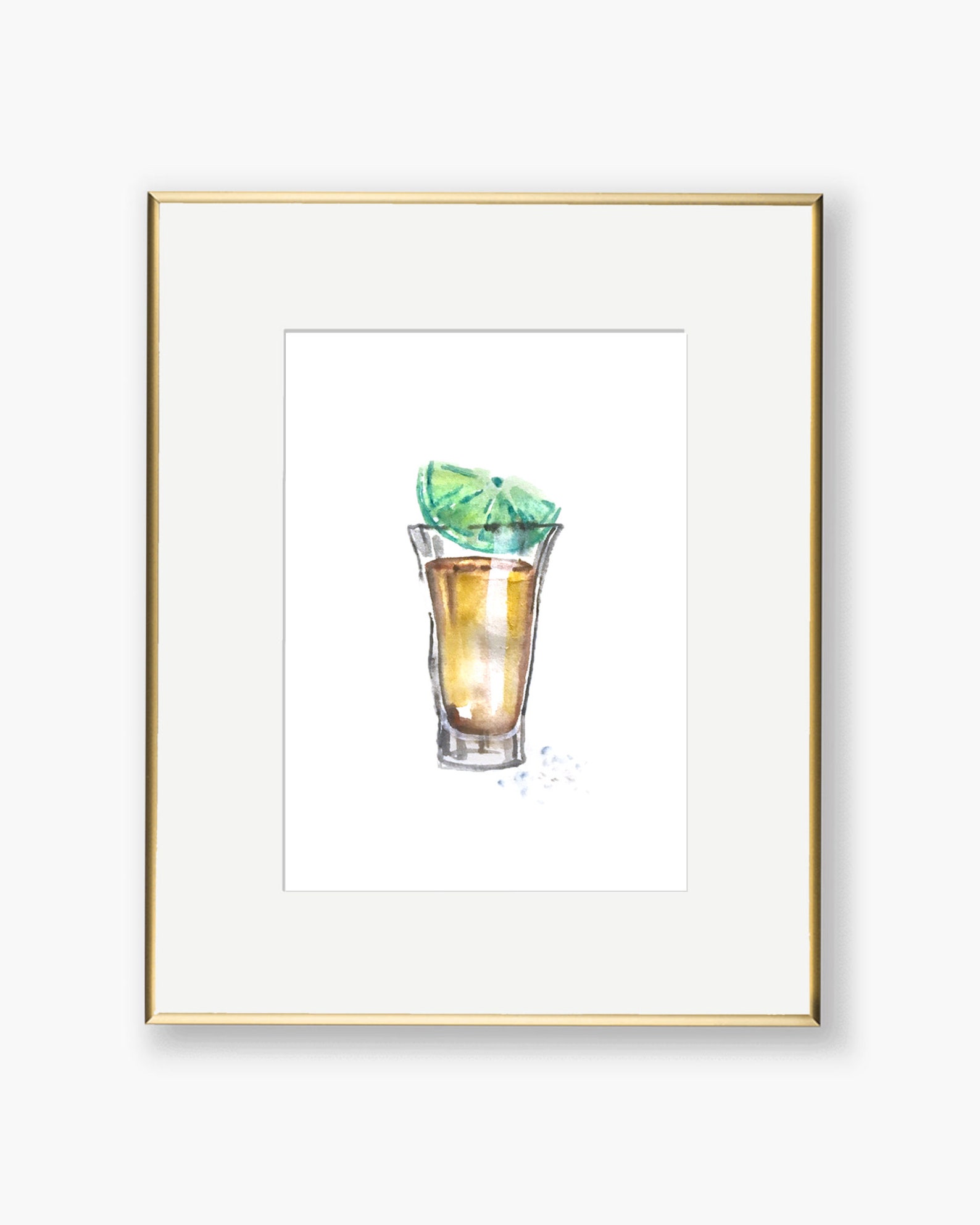 Tequila Shot Watercolor Digital Download - Etsy