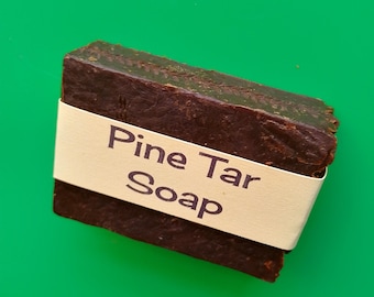Pine Tar Cold Process Soap Enriched With Shea Butter, is Vegan and Palm ...