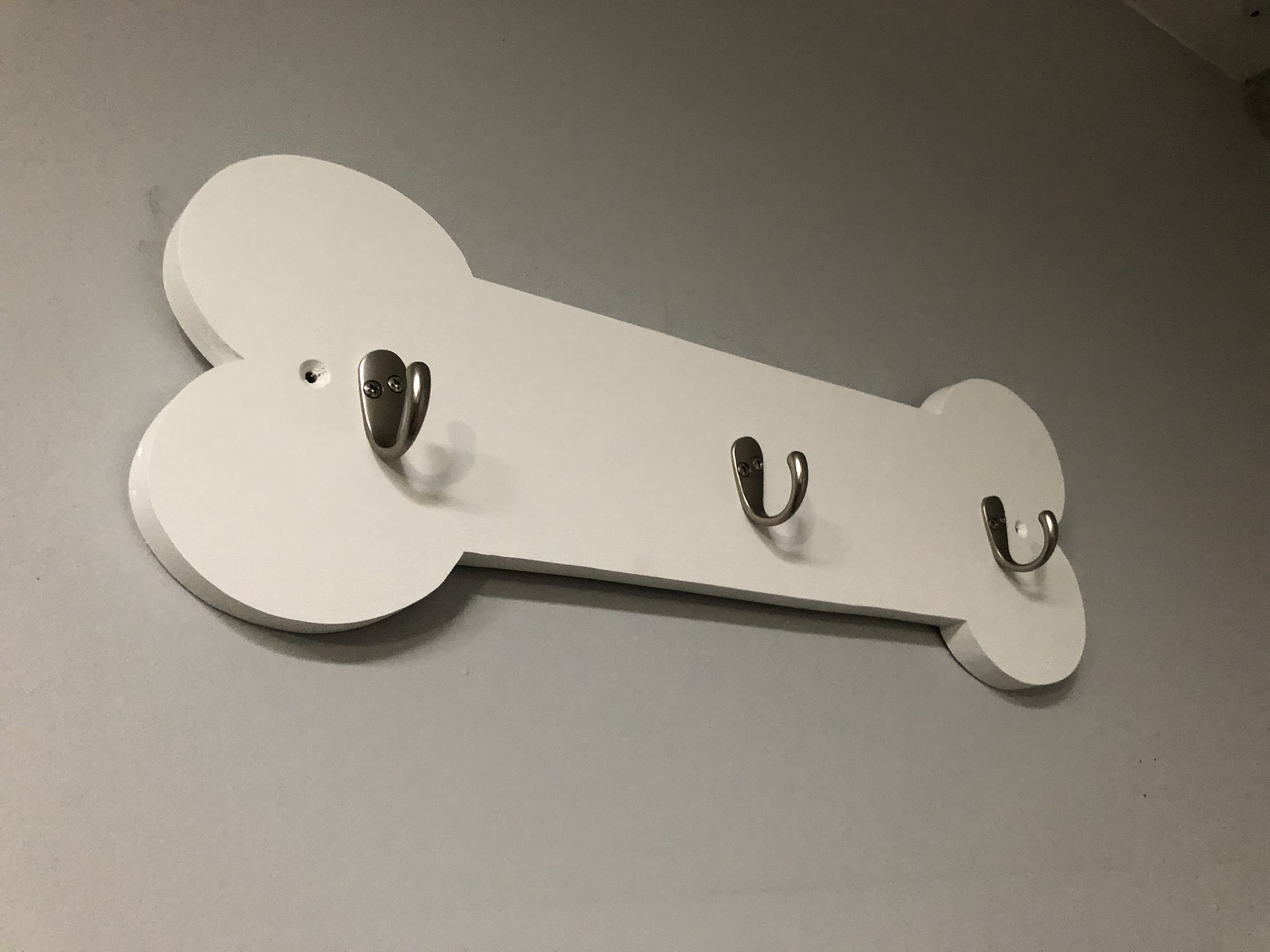 Dog Bone Custom Wood Coat Hook / Leash Hook - FREE SHIPPING - Etsy