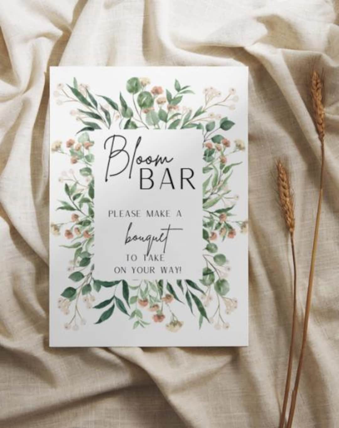 Bloom Bar Sign - Etsy