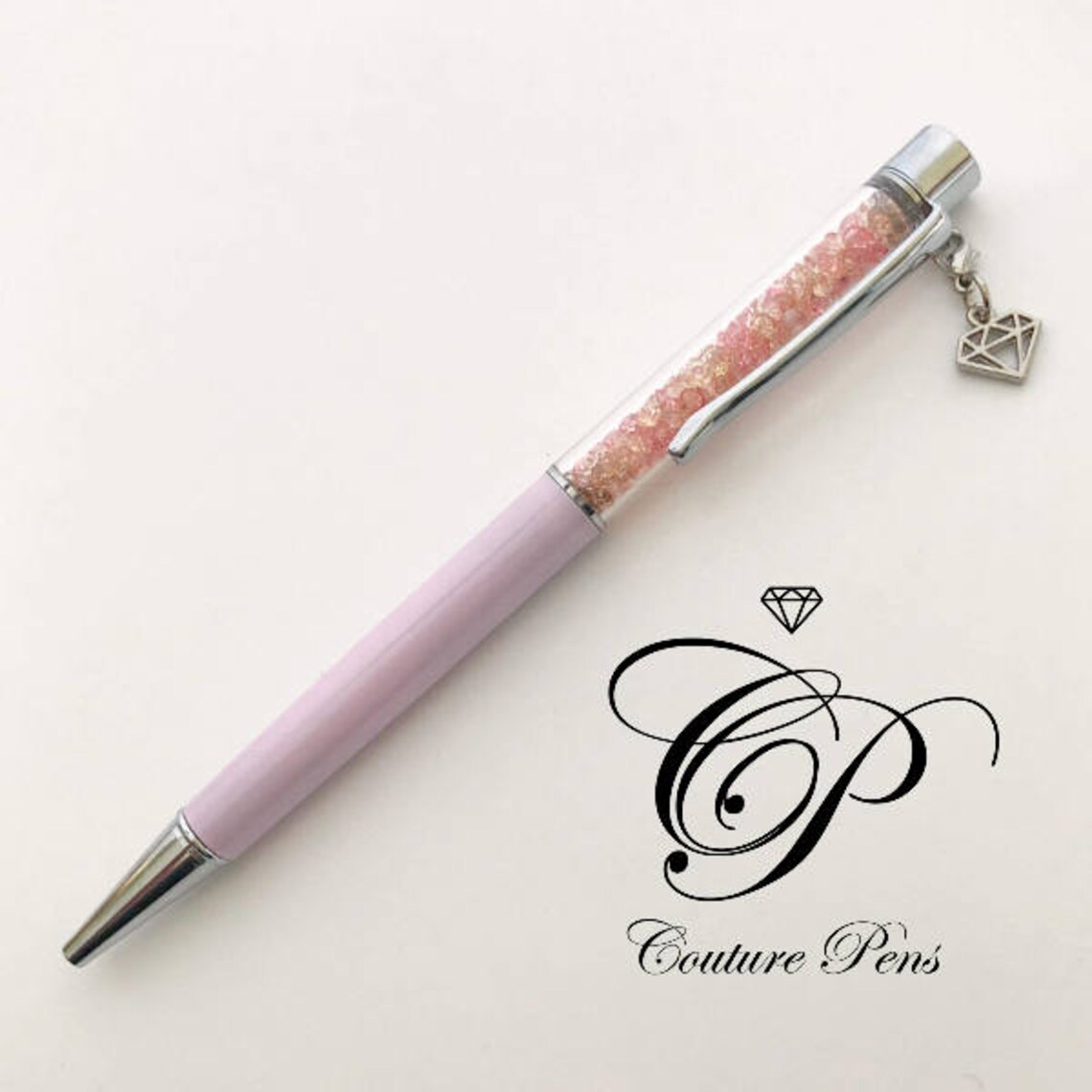 Pink Lemonade Custom Designed Crystal Pen With | Etsy