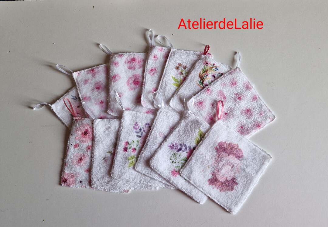 Handmade Reusable Makeup Remover Wipes Theme Roses - Etsy