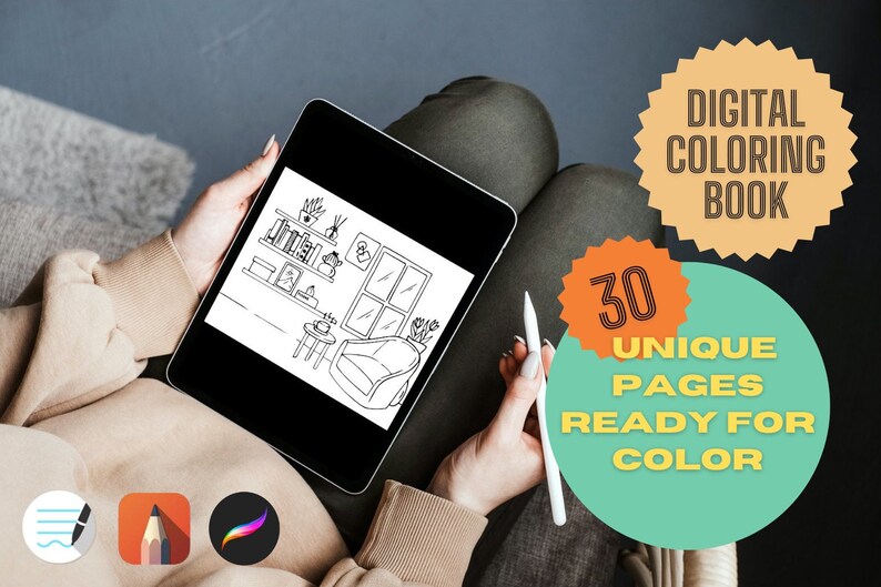 30 Coloring Pages for Adults Printable Instant Digital Download ...