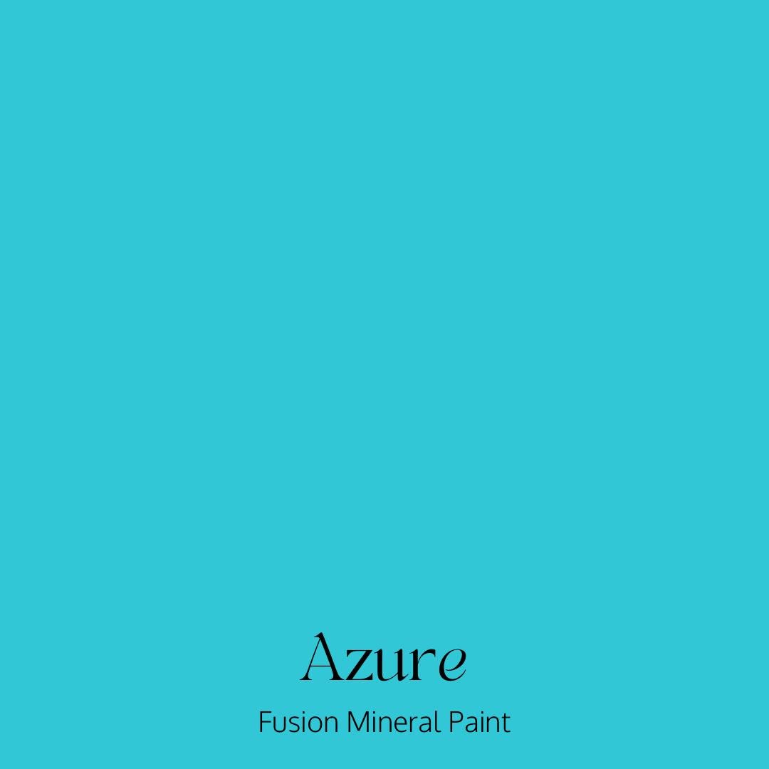 DISCOUNTED Fusion Mineral Paint Color: Azure Acrylic Resin Paint Built ...