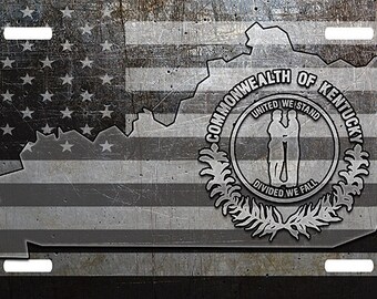 Grey license plate | Etsy