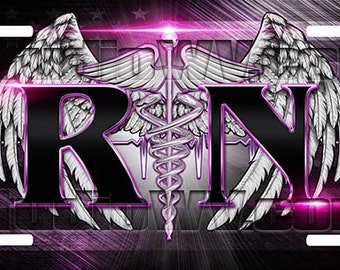 RN Custom License Plate Personalized License Plate EMT - Etsy