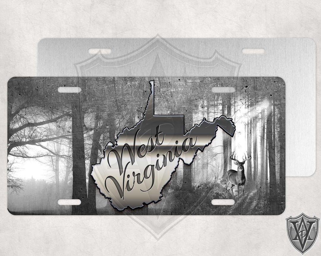 WV - West Virginia - Custom License Plate - Custom Car Tag ...