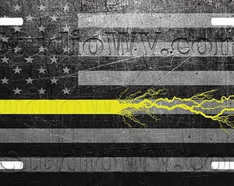 Lineman Custom License Plate Electrician IBEW Pole and | Etsy