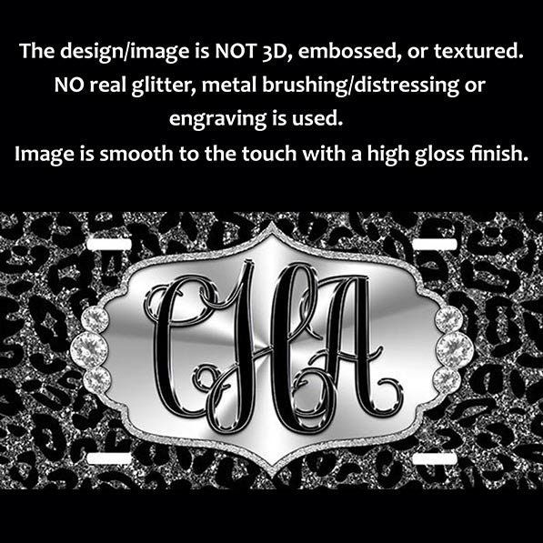 Custom License Plate Monogram Personalized License Plate - Etsy