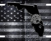 Florida Custom License Plate Custom Car Tag Riveted Florida - Etsy