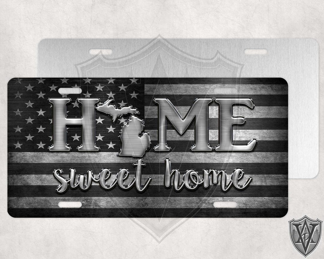 Michigan - Custom License Plate - Custom Car Tag - Personalized License ...