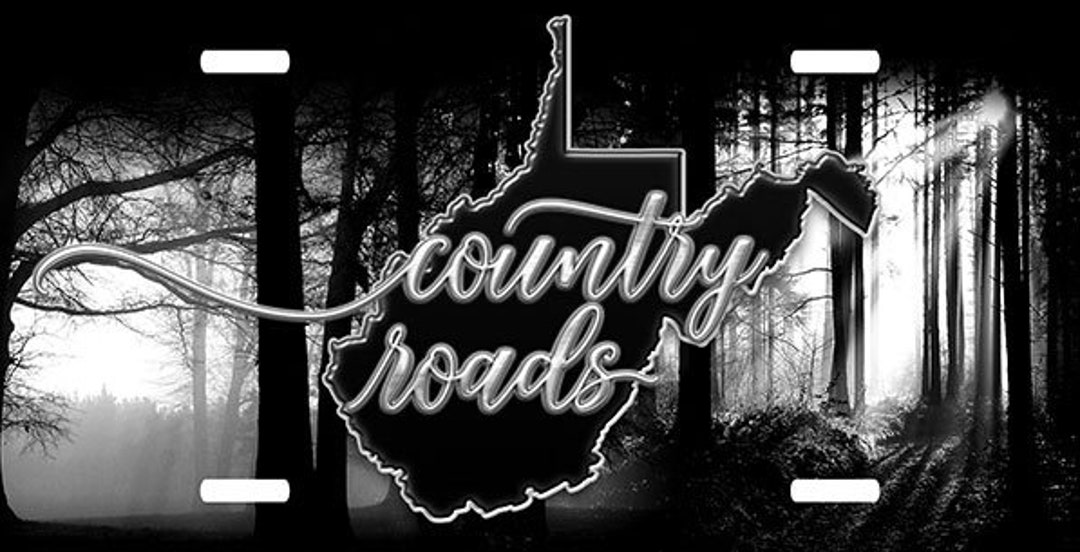 WV - West Virginia - Custom License Plate - Personalized License Plate ...