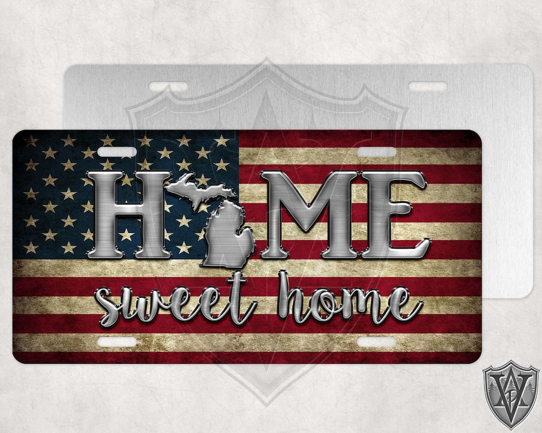 Michigan License Plate - Custom License Plate - Custom Car Tag ...