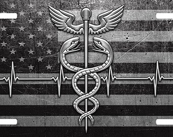 EMT Custom License Plate Custom Car Tag EMS Star of - Etsy