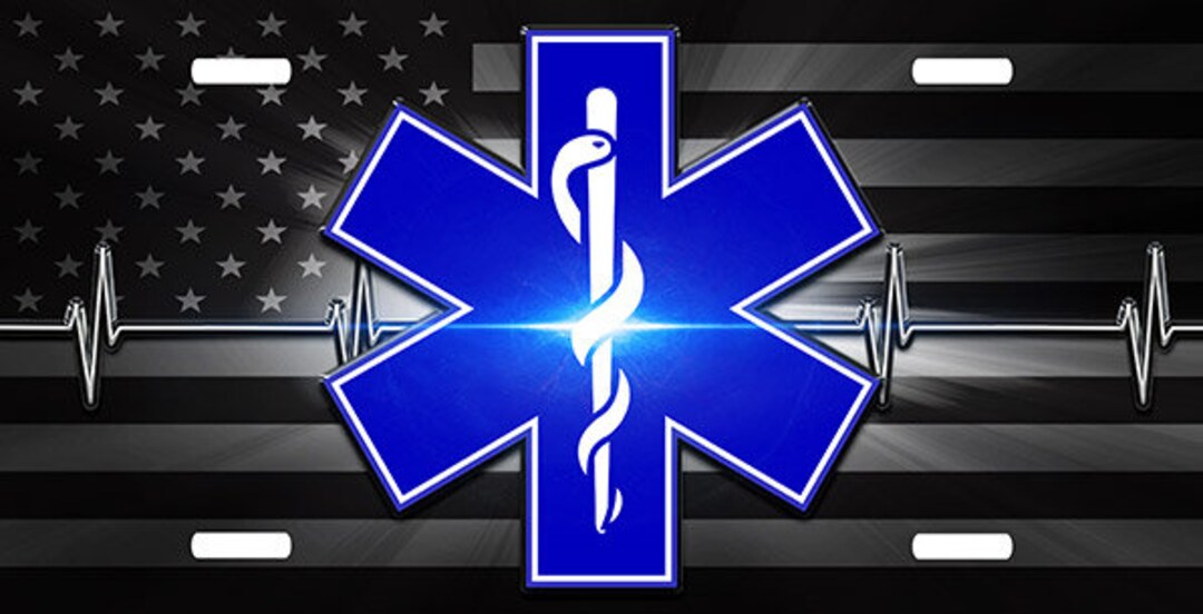 EMT License Plate - EMS - Custom License Plate - Custom Car Tag ...
