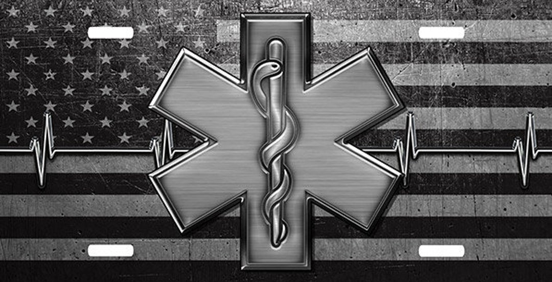 EMT License Plate - EMS - Custom License Plate - Custom Car Tag ...